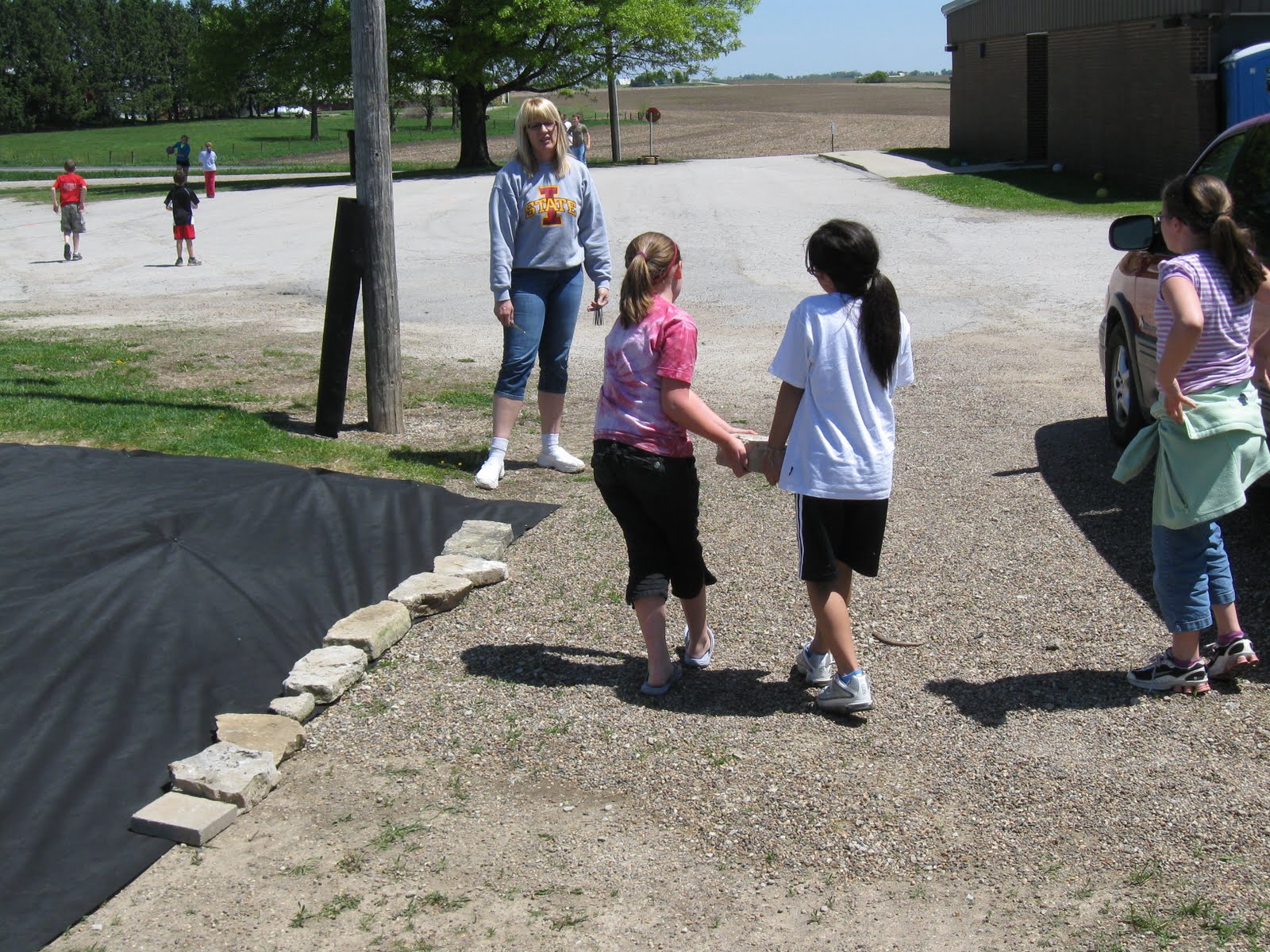 WT Outdoor Classroom: Adding Rock Edging