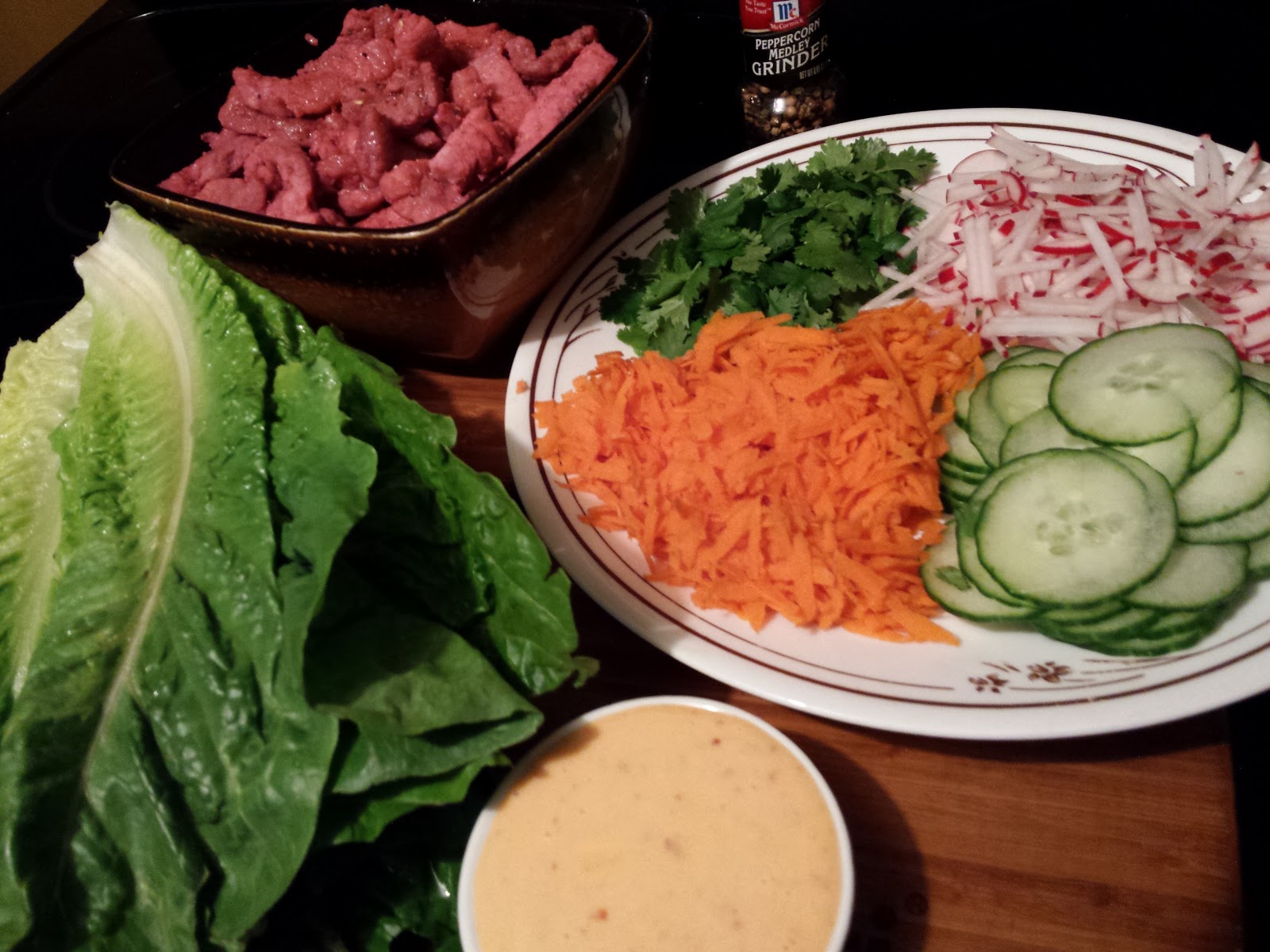 Food's Fan Club : Gluten Free Banh Mi Romaine Boats