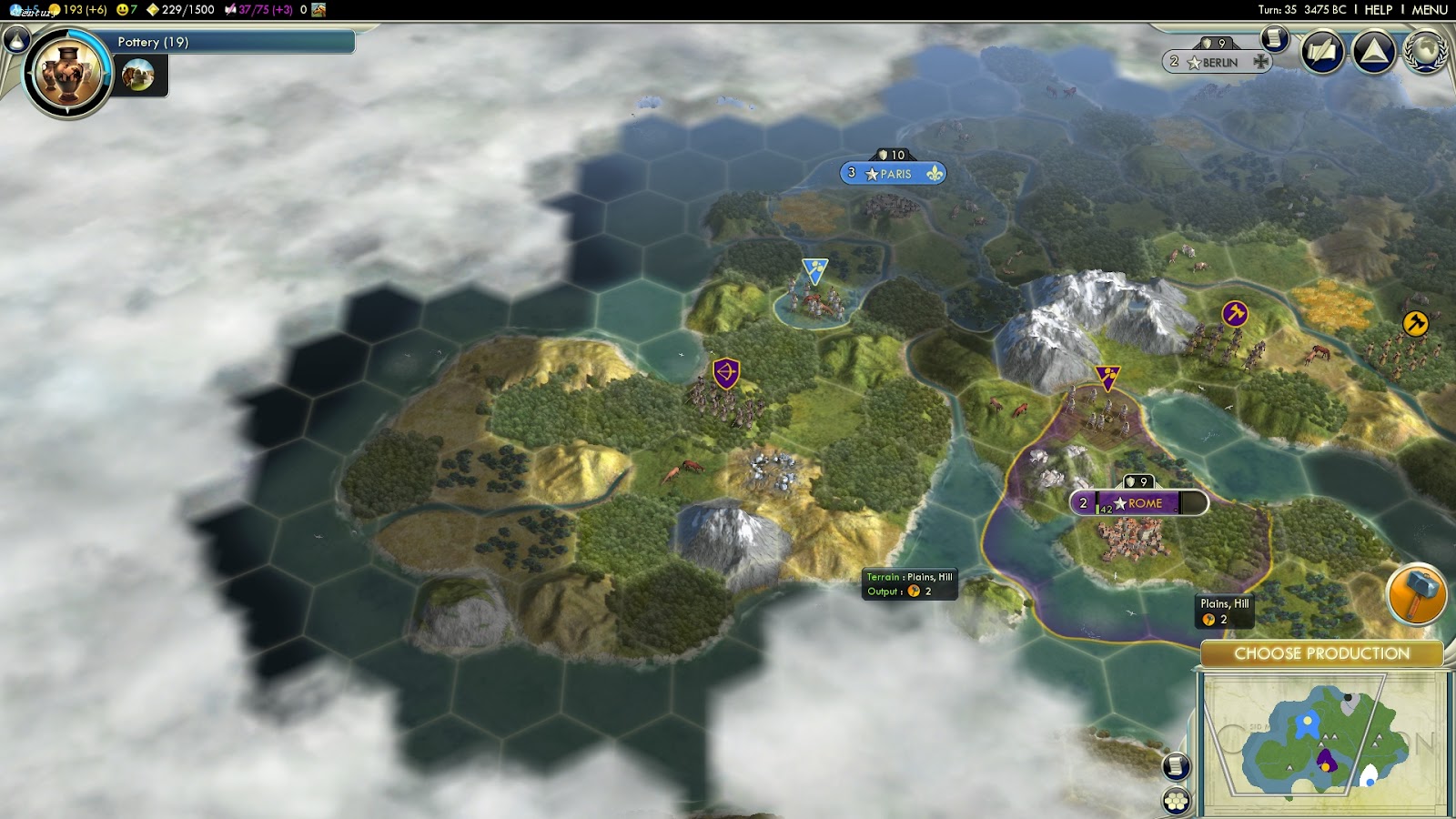 Century's Civilization: The Franco-Roman Conflict 3415-3400 BC