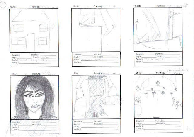 G324: Advanced Media Portfolio 8093 8126 8149 8251: Draft Storyboard ...
