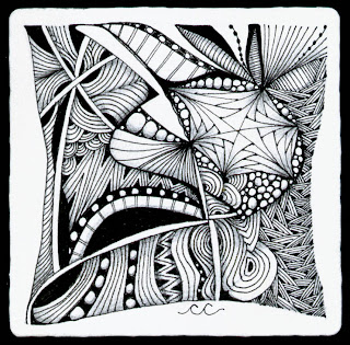 Zentangle: First "Official" Tile