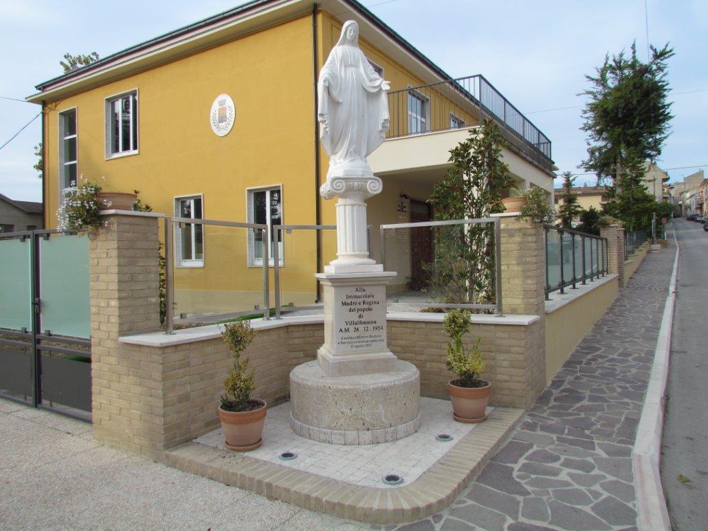 Tabernacoli italiani: Villalfonsina. Madonna
