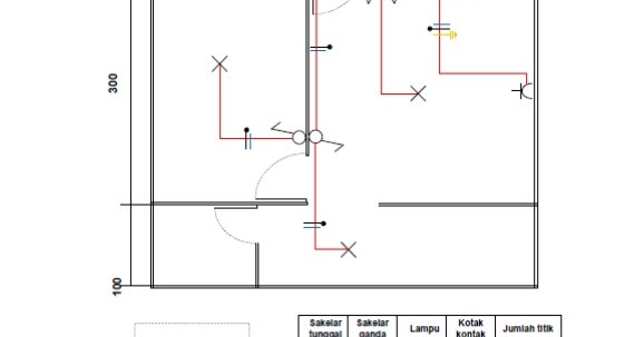 Contoh Gambar Instalasi Listrik Sederhana