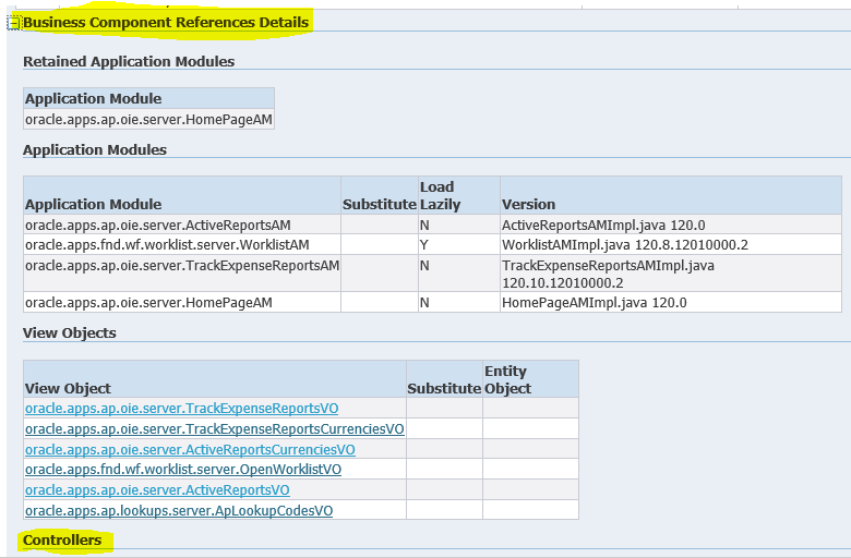 Oracle Application S Blog Controller Extension In Oaf How To Add Oaf Code In Controller