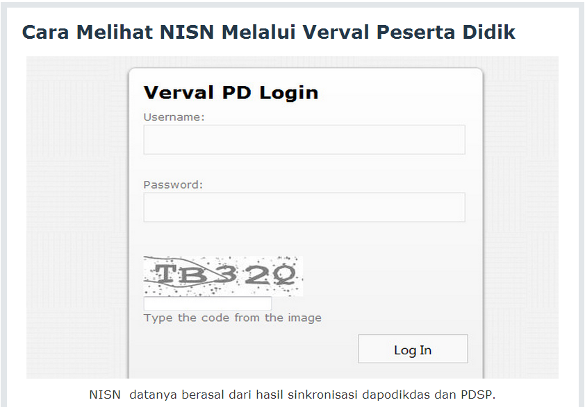 Cara Melihat NISN Melalui Veval Peserta Didik | Berbagi-Bagi Informasi ...