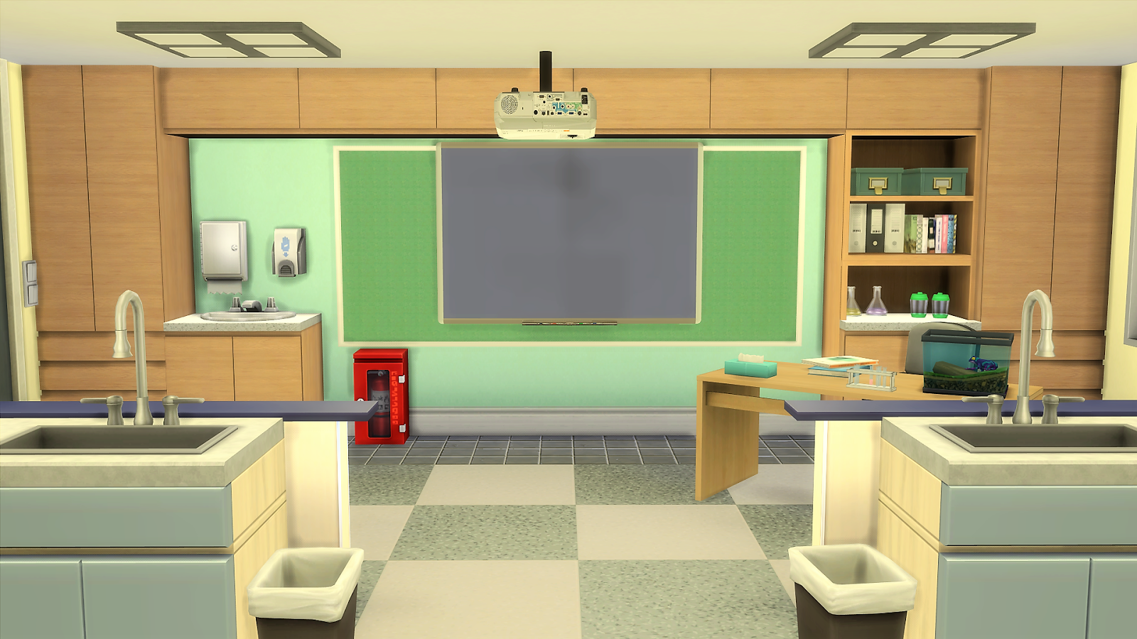 sim house design workshop: TS3 School-set Projector and Projector ...