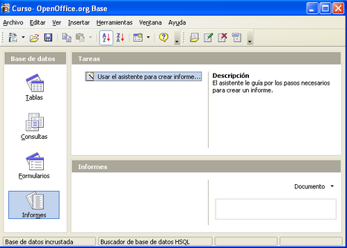 TRABAJANDO EN OPEN OFFICE: OPENOFFICE