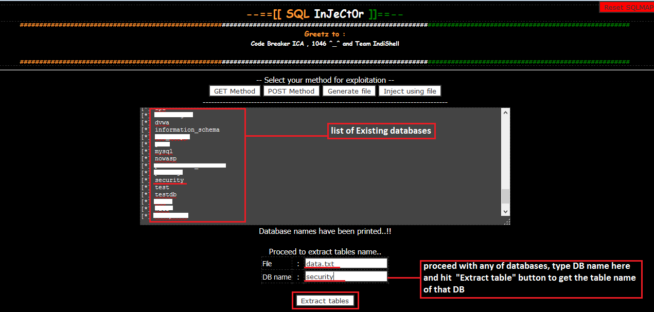 SQL_Injector Version-2 by incredible | Start With Linux | Mannu Linux
