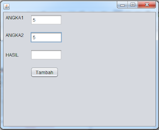 Contoh Program Penjumlahan Java Netbeans ~ Materi Java Pemula