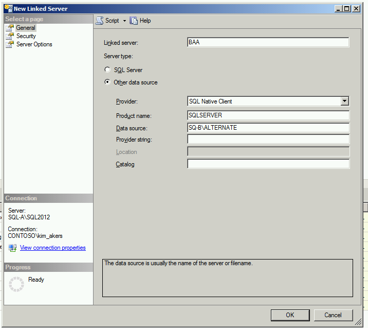 SqlServer Business Intelligence: Configuring Linked Server in SQl ...