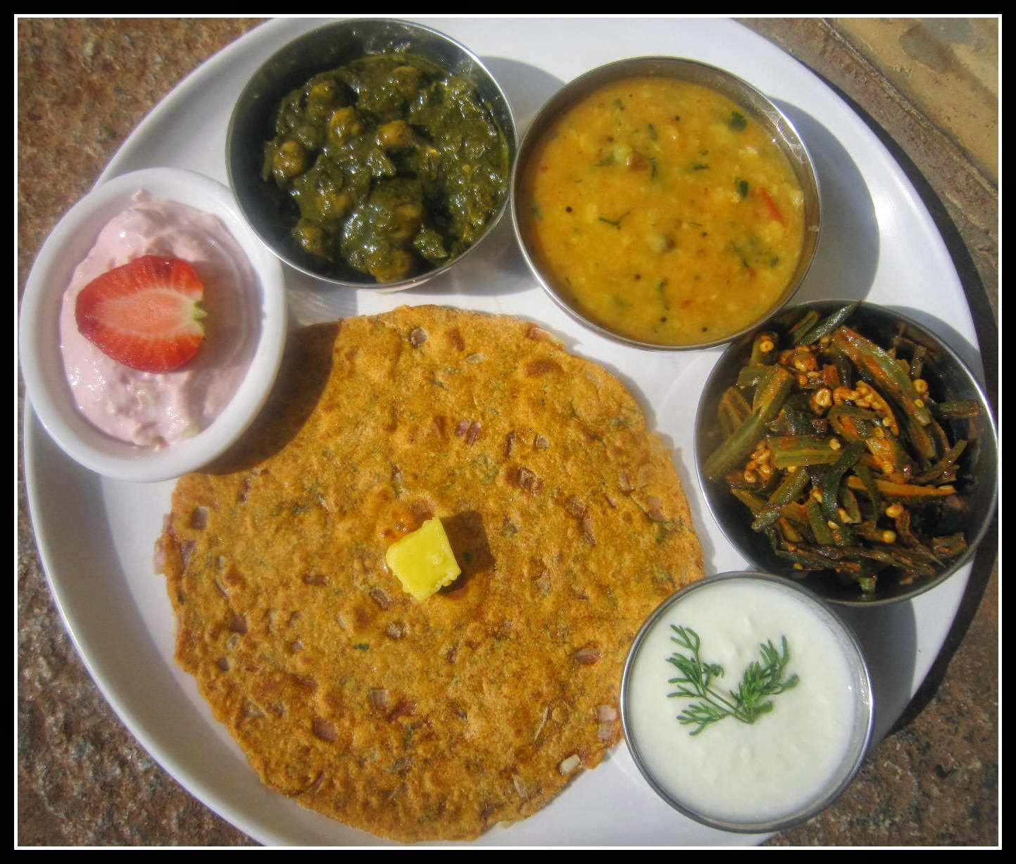 Archies Authentic Touch: Northen Indian style Rotti meal