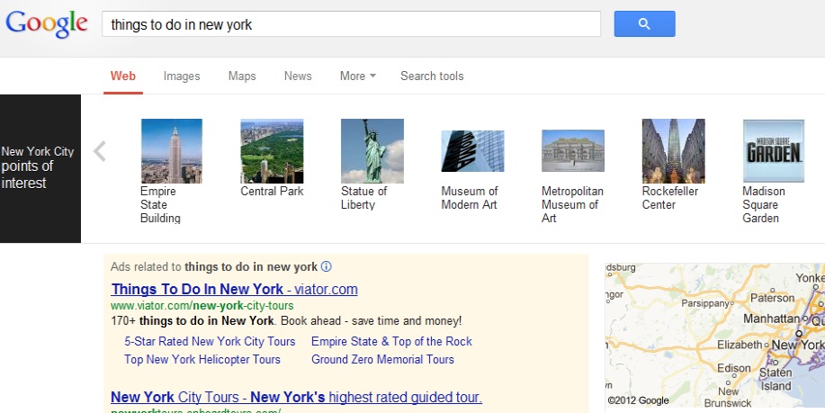 Find the top tourist attractions of a place using Google Search:Gizmo ...