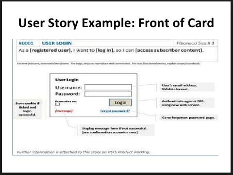 User Stories Examples