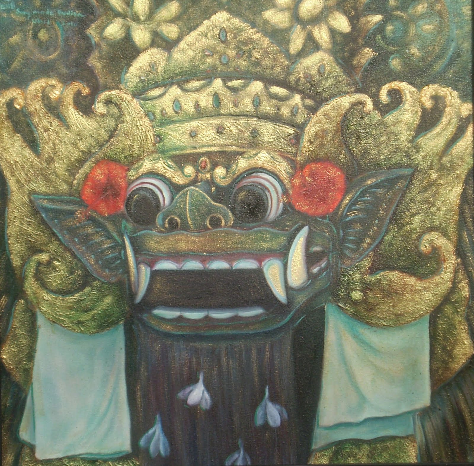 IAN ART STUDIO PAINTING: Bali Painting "modern art