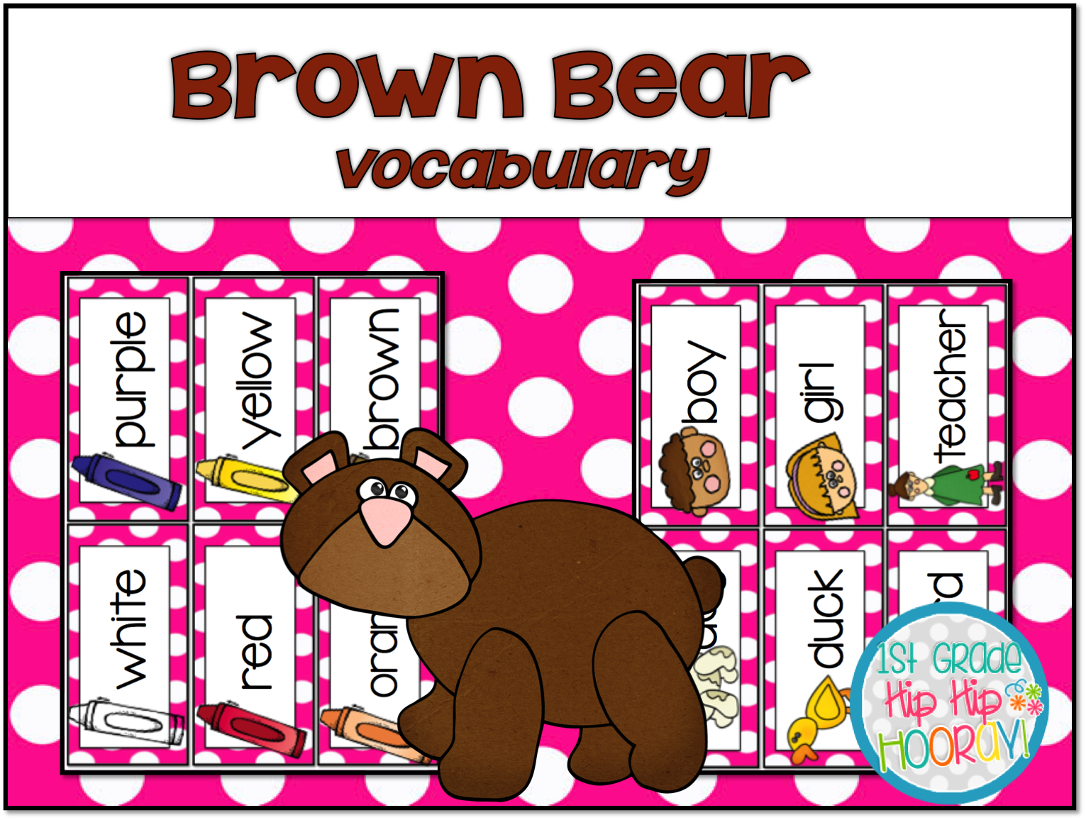 1st Grade Hip Hip Hooray!: Brown Bear...Crafts and Activities!