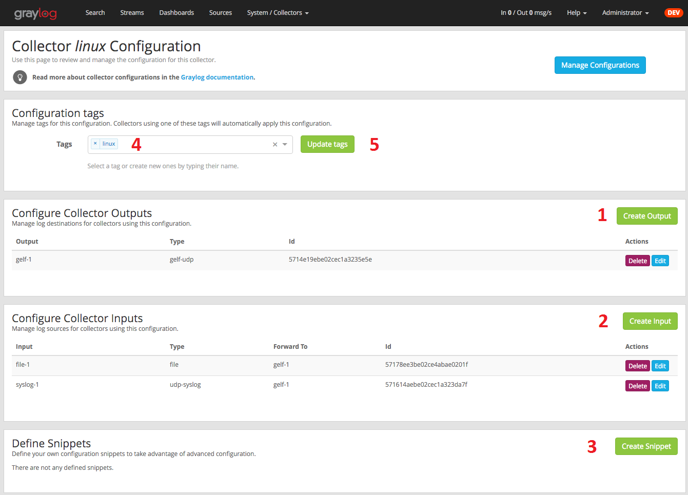 Graylog Collector Sidecar