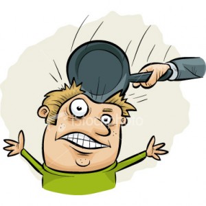 ...Alexis K: a smack to the head.