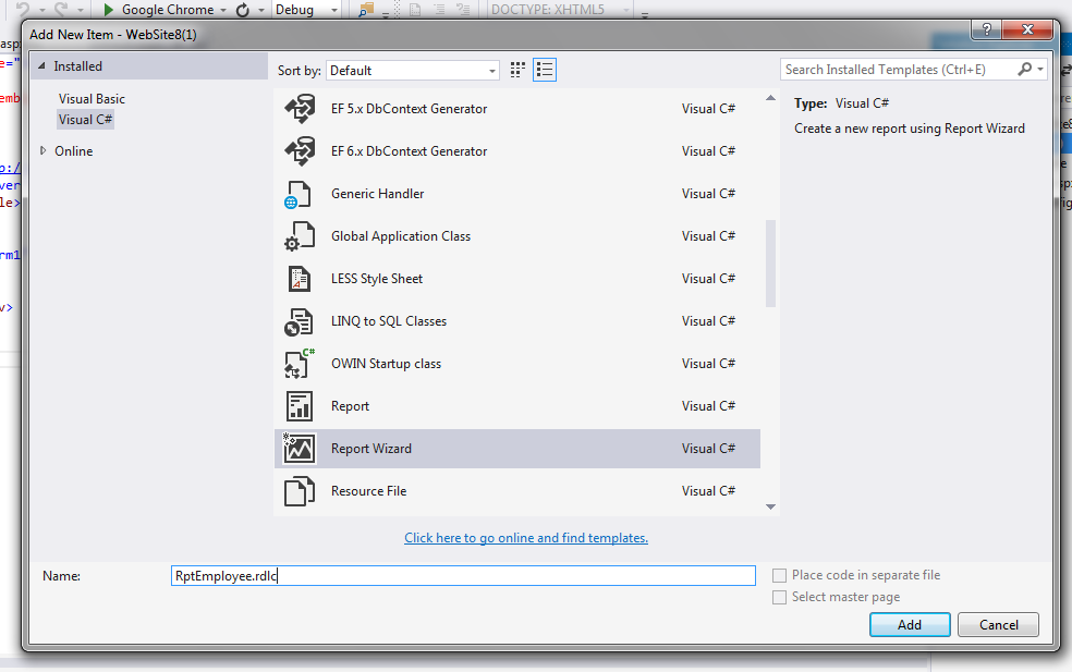 Create Rdlc Report Using Store Procedure Aspmantra Aspnetmvcangularjsjquery