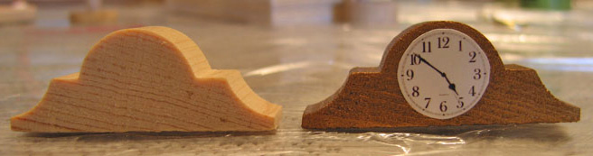 Dollhouse Decorating!: How to make your own dollhouse mantel clock...