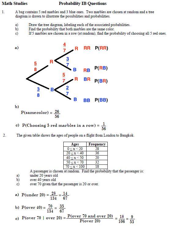 Southwest Math Studies Page Before Watching All Of The Probability