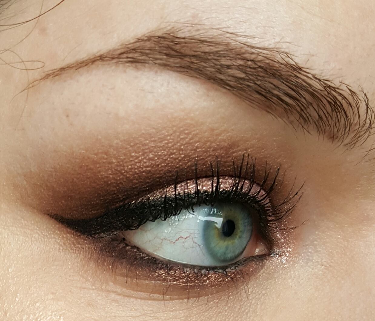 Warm Rose Gold Eyes FT Zoeva Rose Gold Palette ~ The Decadence Diaries