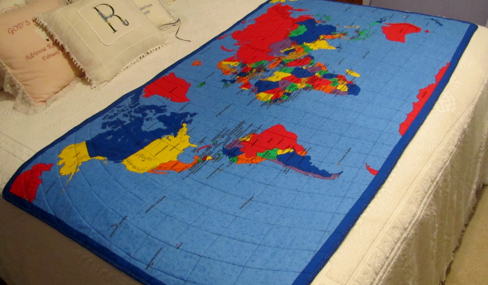 World Map Quilt