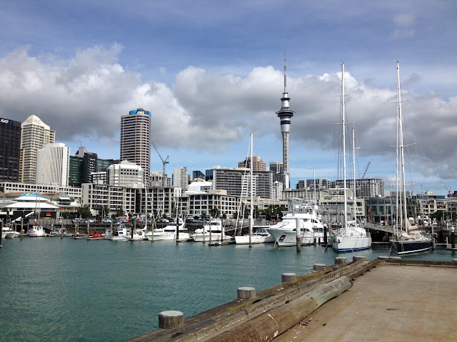 Roses, Lace and Brocante: Views of Auckland Waterfront