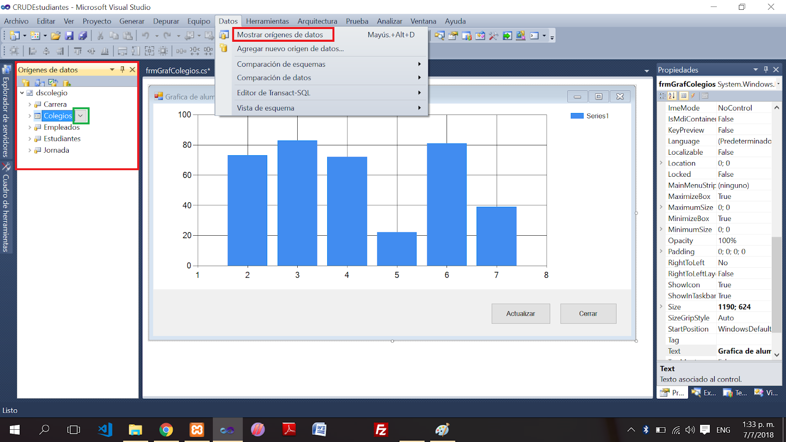 Graficas, Objeto ChartControl (Ejemplos).