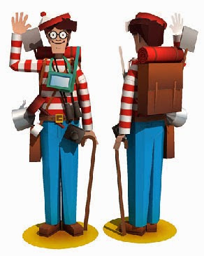 Where's Wally/Waldo Papercraft | Papercraft Paradise | PaperCrafts ...