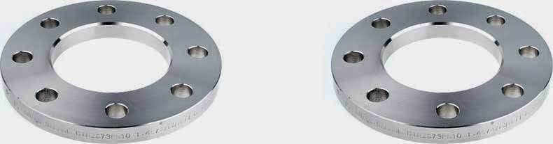 Blind flanges: Flat Face flange