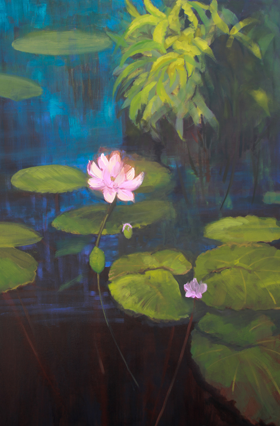Daily Painters Of Colorado: Lily Pond, Fine Art Oil Painting ...