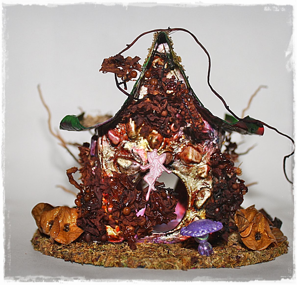 The Whatever/However Scrapper: MY RUSTIC PIXIE HOUSE - HOW I DID IT VIDEO