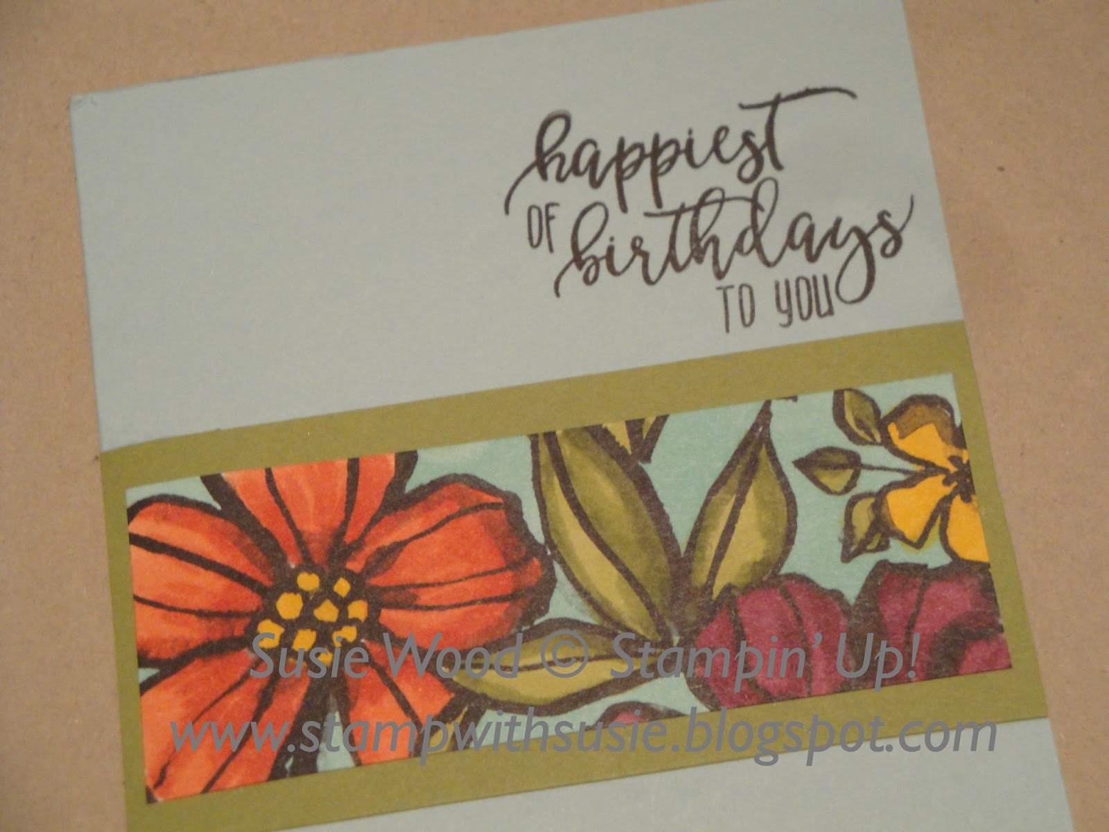 Stamp with Susie: 'Picture Perfect Birthday' stamp set with Petal ...