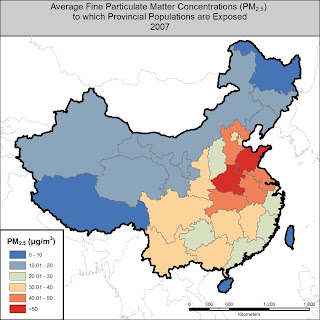Geography: Air pollution in China
