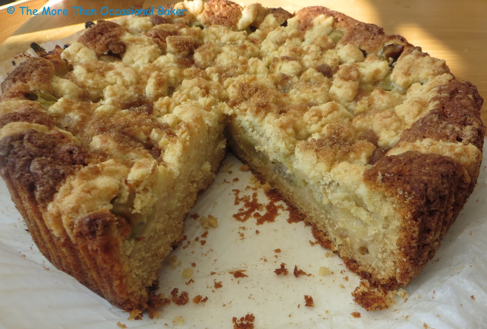 The more than occasional baker: Gooseberry Crumble Cake