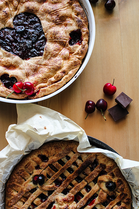 Donkey and the Carrot: Two ways cherry pie, a light cherry syrup and ...