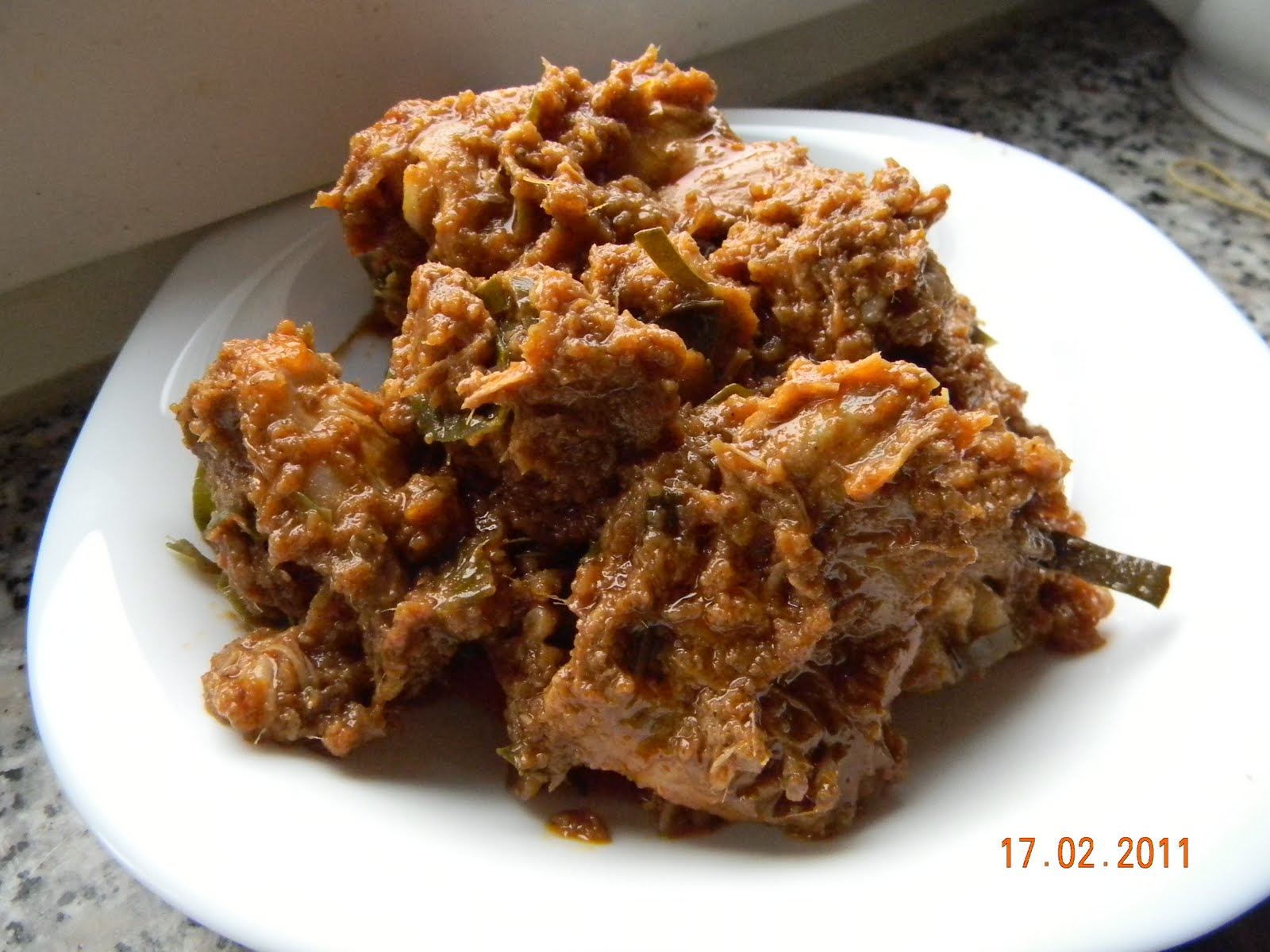 What I Have Cooked: Rendang Ayam ADABI