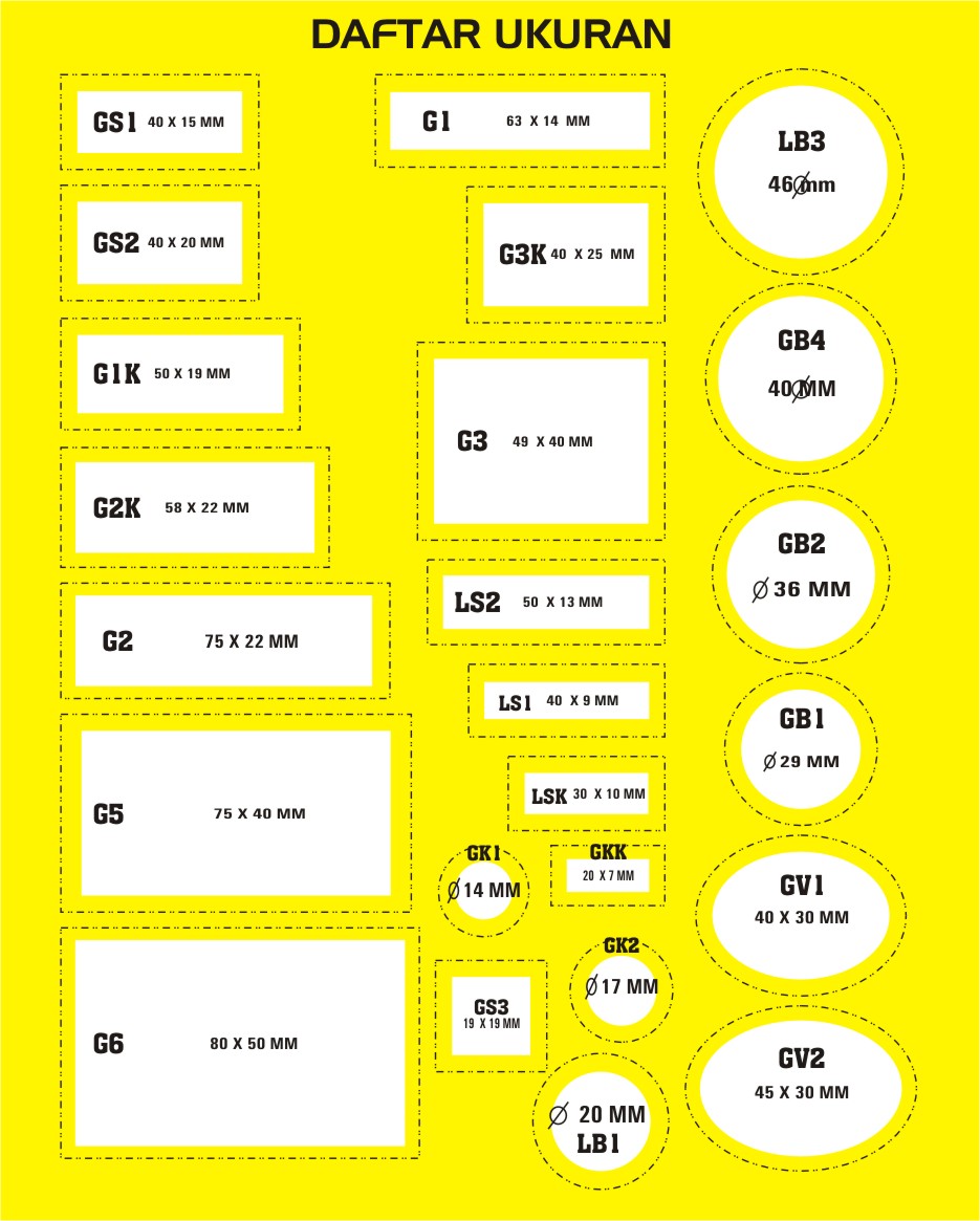 Ukuran Standar Membuat Stempel - Blog Tiara