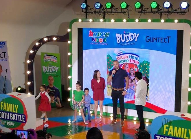 Team Kramer smiles for Hapee Kiddie, Hapee Buddy, and Gumtect There is ...