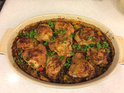 Fresh off the Boat in HK: red pesto chicken and rice