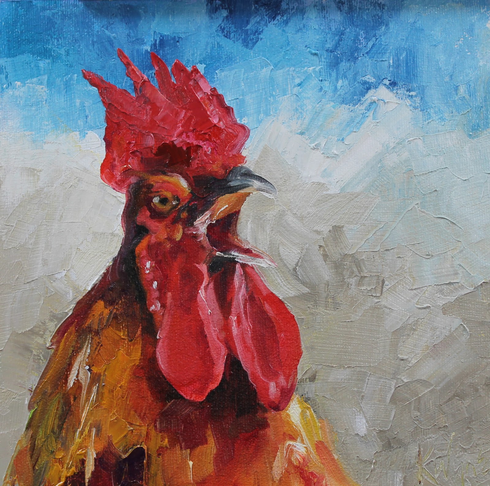 Wildlife Art of the West: The Gabber by Kay Wyne