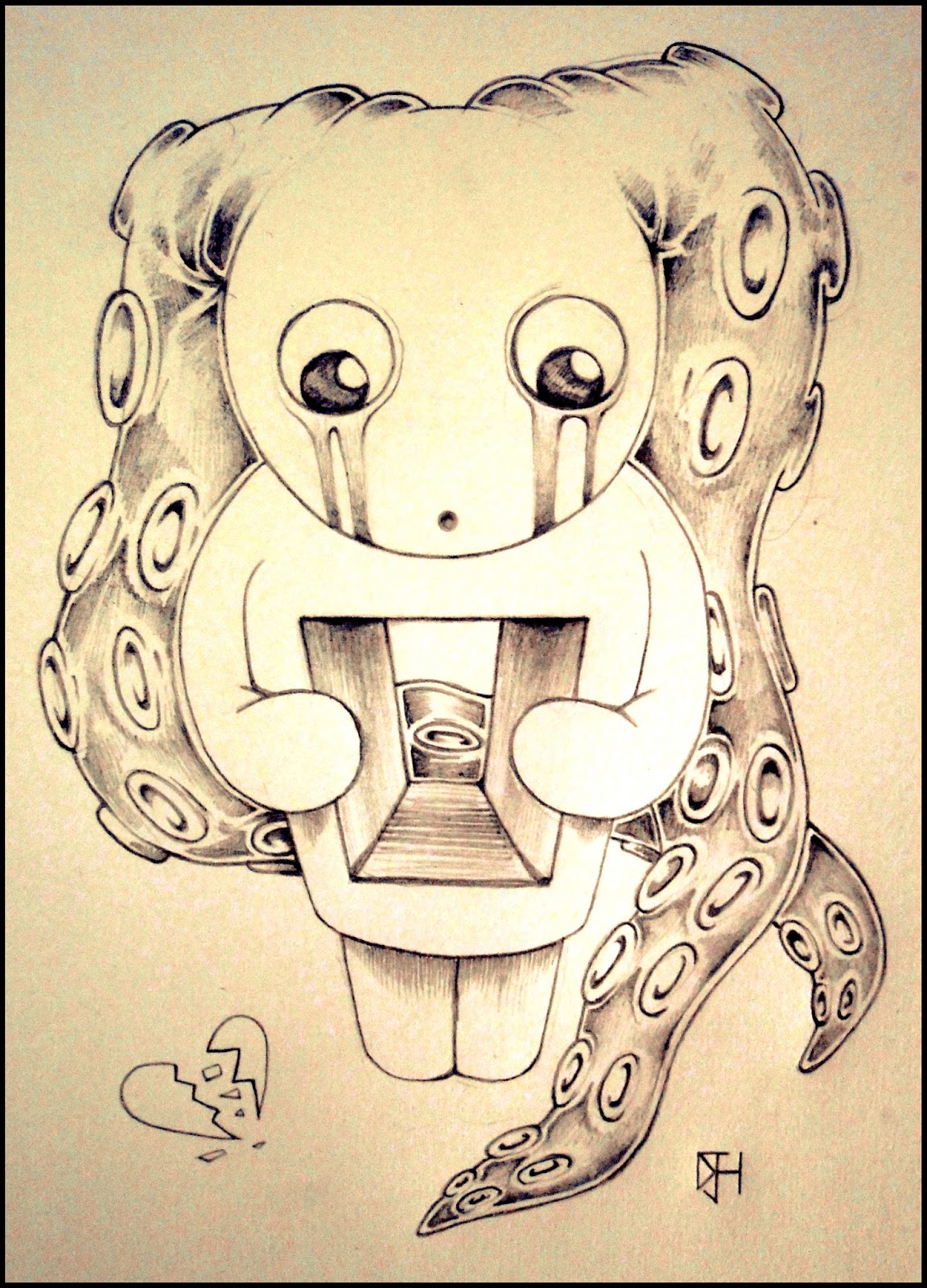 Easy Gothic Drawings In Pencil