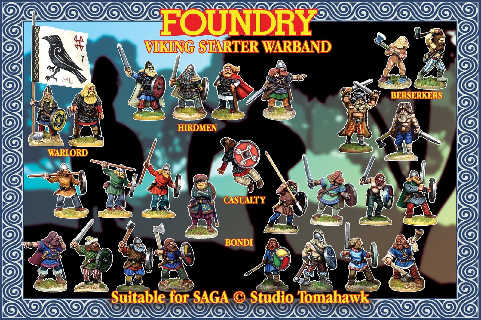 Wargame News and Terrain: Wargames Foundry: Saga Viking, Norman & Saxon ...
