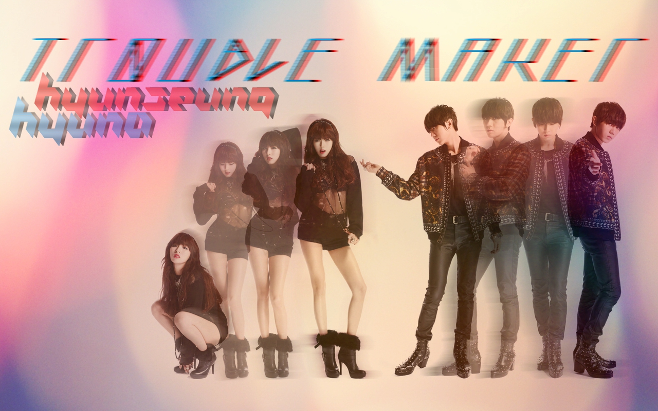 ~YoSeob Europe~: Trouble Maker - Hyuna & JS wallpapers [part 2]