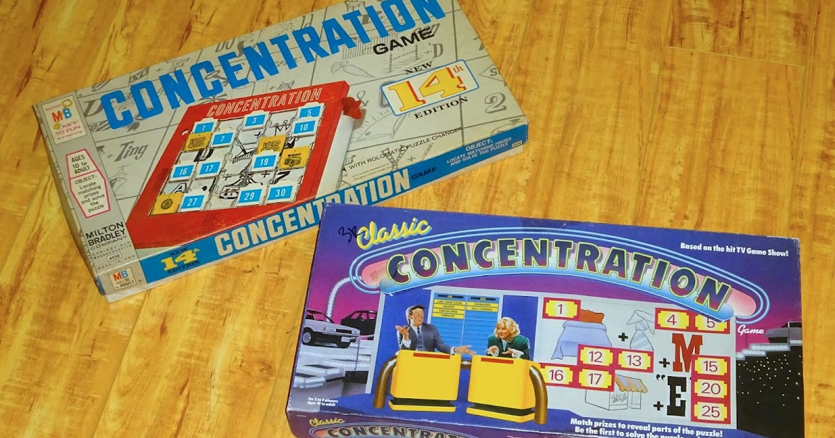 Blackrock's Toybox: Game Show Board Games: Concentration (14th edition ...