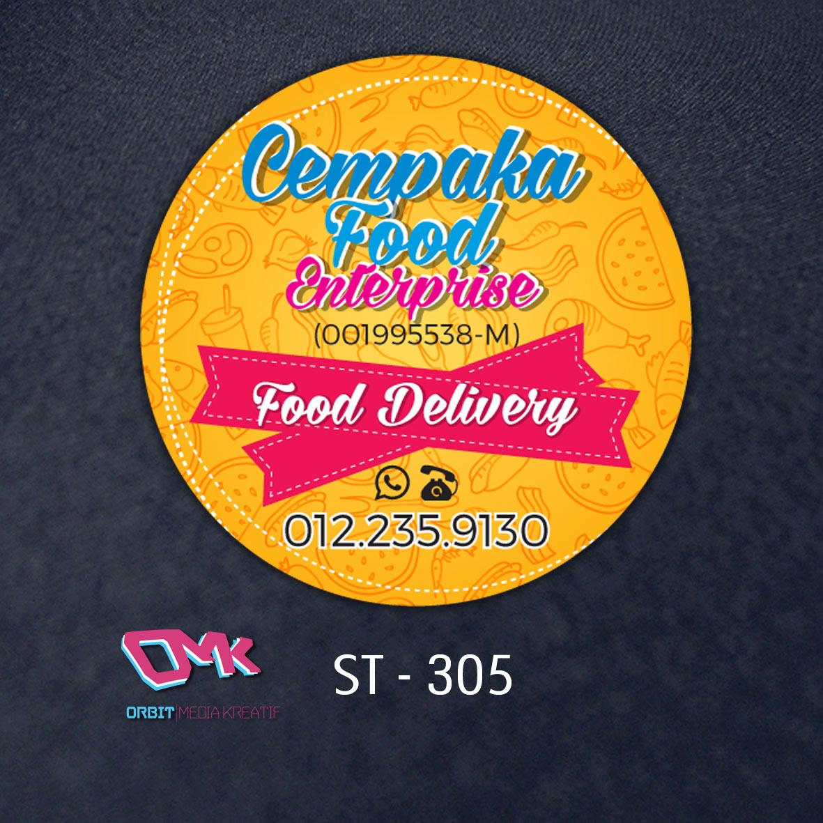 Sticker Cantik: STICKER PRODUK MAKANAN