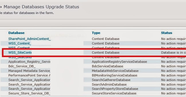 Sharepoint Pitstop Database Is In Compatibility Range And Upgrade Is Recommended