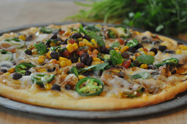 Spicy Chipotle Chicken Pizza - Simple Ingredients
