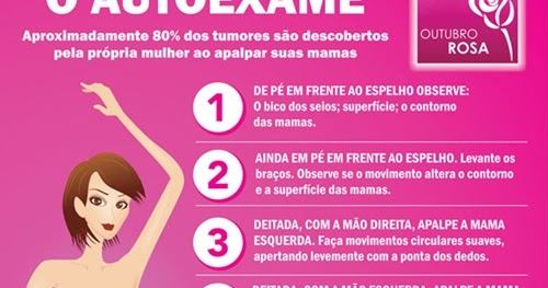 Outubro Rosa: Guia do autoexame