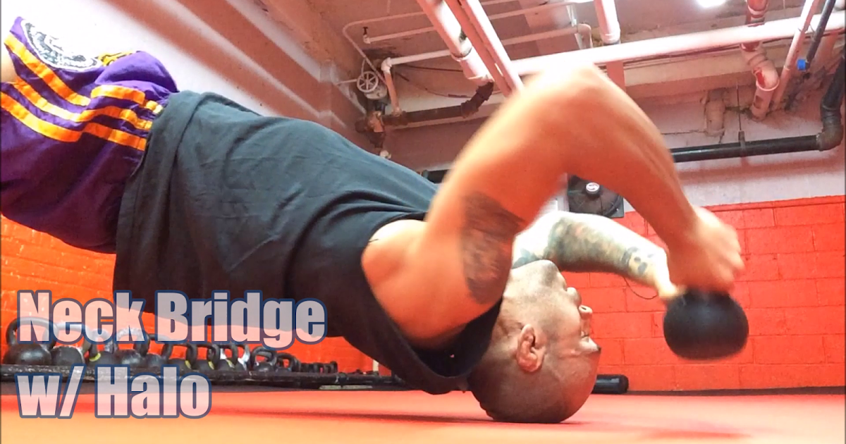 Acumen Athletics: Neck Bridge w/ Halo. Exercise for Muay Thai.